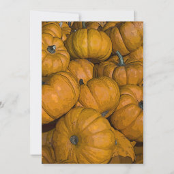 Orange Pumpkins Autumn Equinox Celebration Invitation | Zazzle