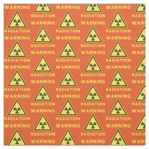 Radiation Symbol Fabric | Zazzle