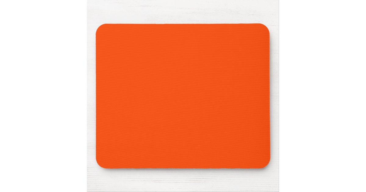 Orange Red Background Mouse Pad | Zazzle
