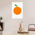 Orange Retro Poster 60's 70's Quote | Zazzle