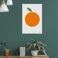 Orange Retro Poster 60's 70's Quote | Zazzle