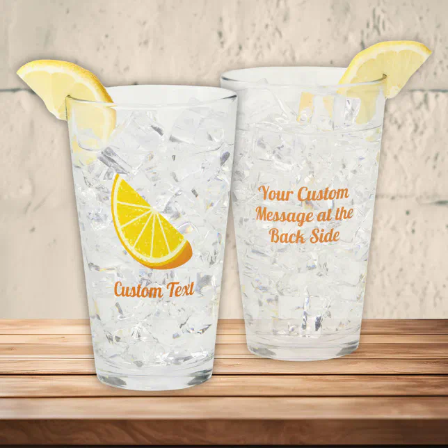 Orange Slice Glass | Zazzle
