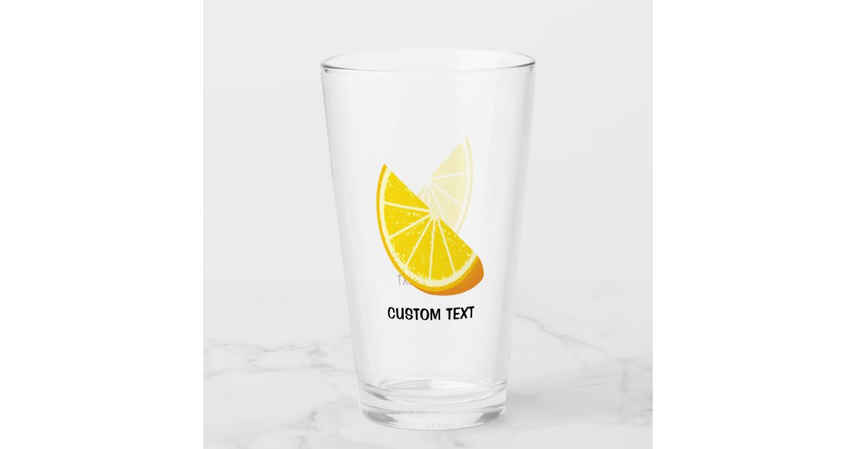 Orange Slice Glass | Zazzle