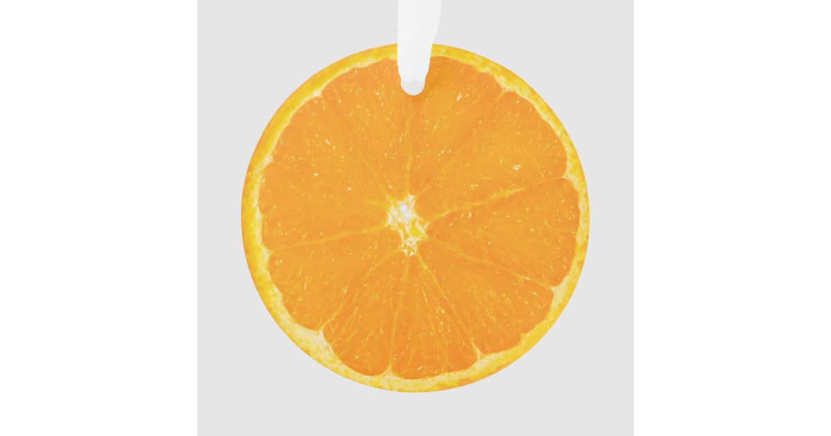 Orange Slice Ornament | Zazzle