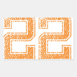 Number 22 Stickers | Zazzle