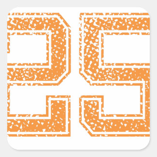 Number 25 Stickers | Zazzle