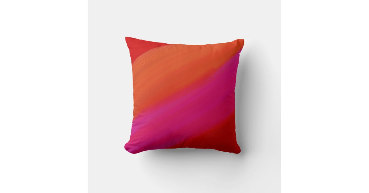Orange Throw Pillows For Sofa | Zazzle