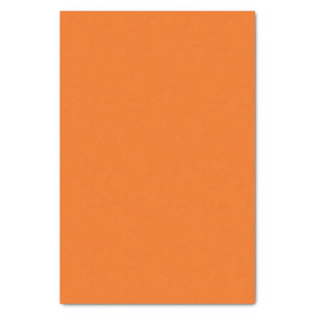 Orange Tissue Paper | Zazzle