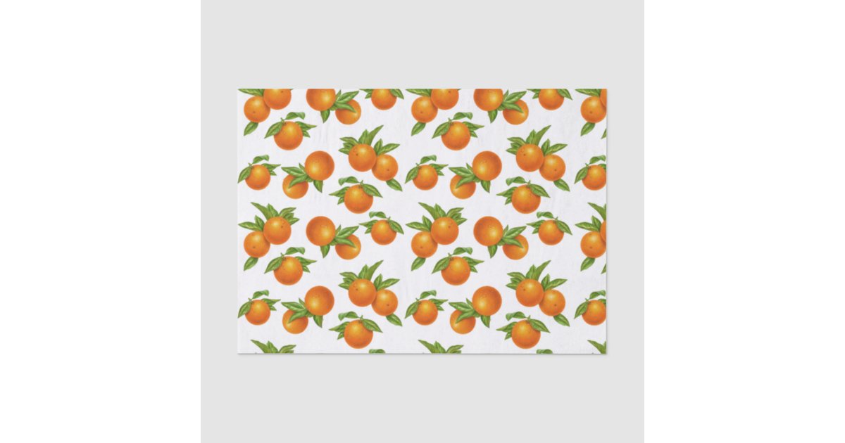 Orange Tissue Paper | Zazzle