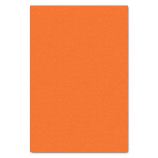 Orange Tissue Paper | Zazzle