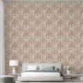 Orange Tree Burnt Orange Acanthus Orchard Morris Wallpaper | Zazzle