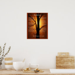 Orange Tree Poster | Zazzle