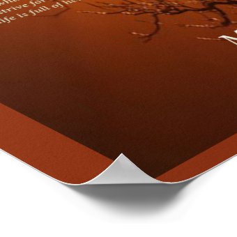 Orange Tree Poster | Zazzle