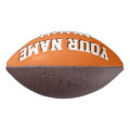 ORANGE WHITE AND BLACK Custom Football | Zazzle