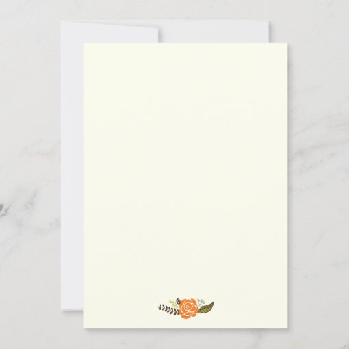 Orange, yellow floral border women birthday party invitation | Zazzle