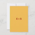 Orange + Yellow Wes Anderson Inspired Detail Card | Zazzle