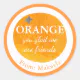 Orange You Glad We Are Friends Fruit Valentine Kid Classic Round ...