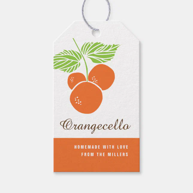 Orangecello Gift Tag | Zazzle