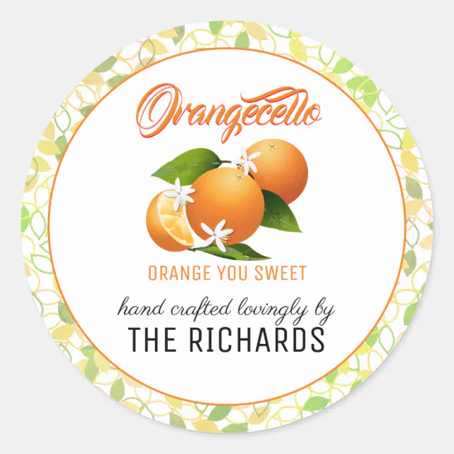 Orangecello Label | Zazzle