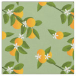 vintage citrus pattern fabric | Zazzle
