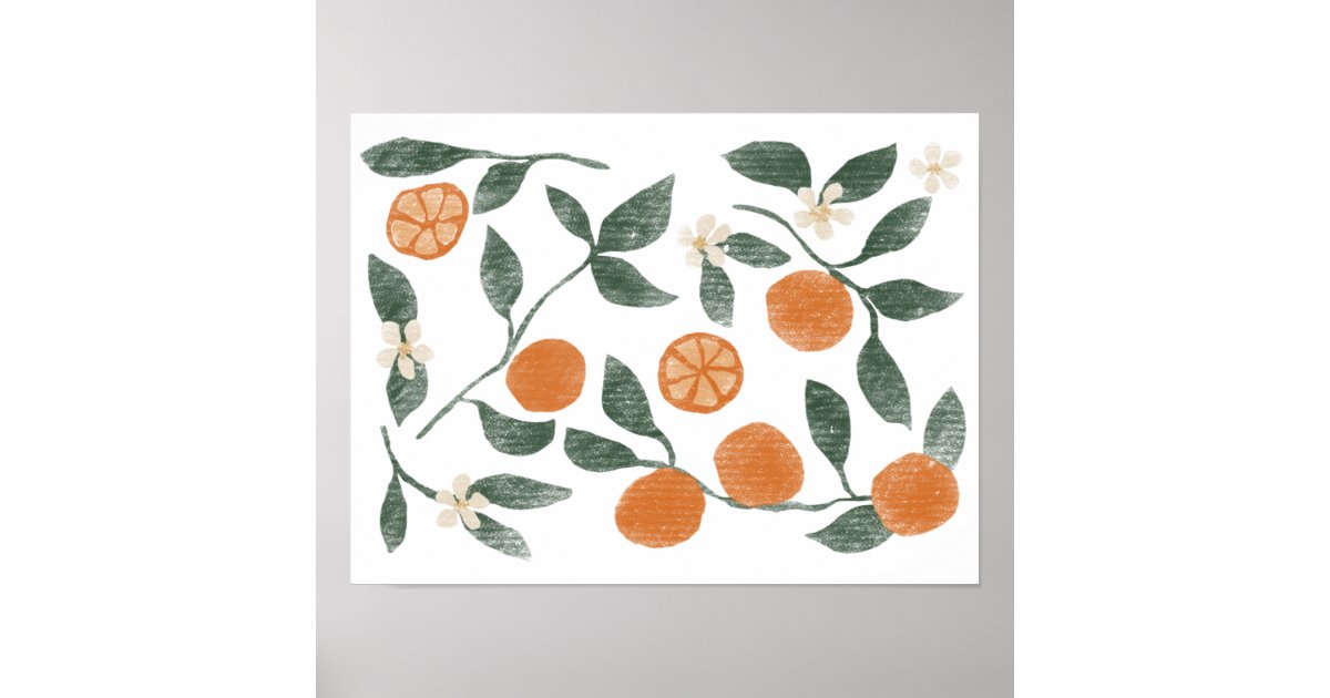 Oranges Poster | Zazzle