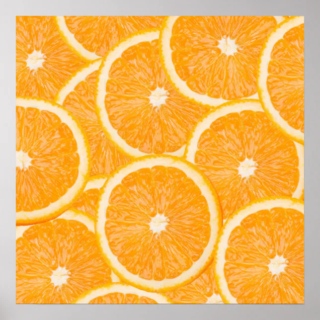 Oranges poster | Zazzle