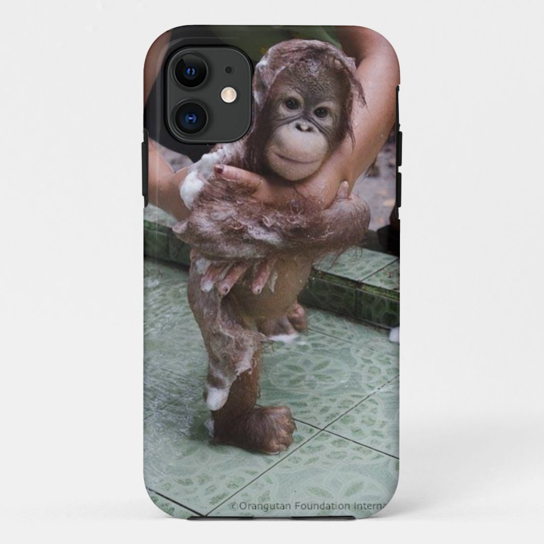 Orangutan Orphan Jacket OFI Case-Mate iPhone Case | Zazzle