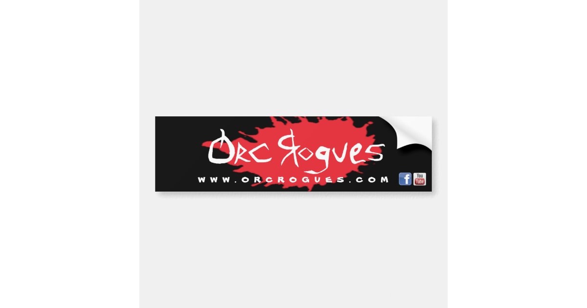 Orc Rogues Bumper Sticker | Zazzle