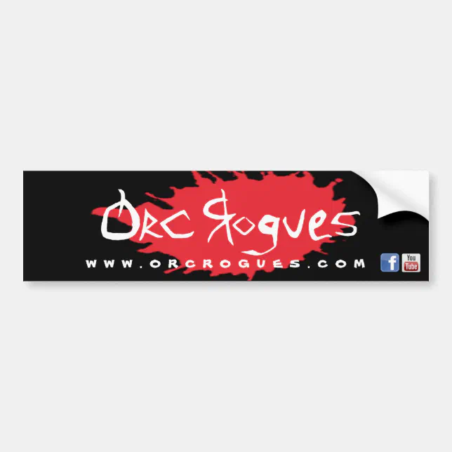 Orc Rogues Bumper Sticker | Zazzle