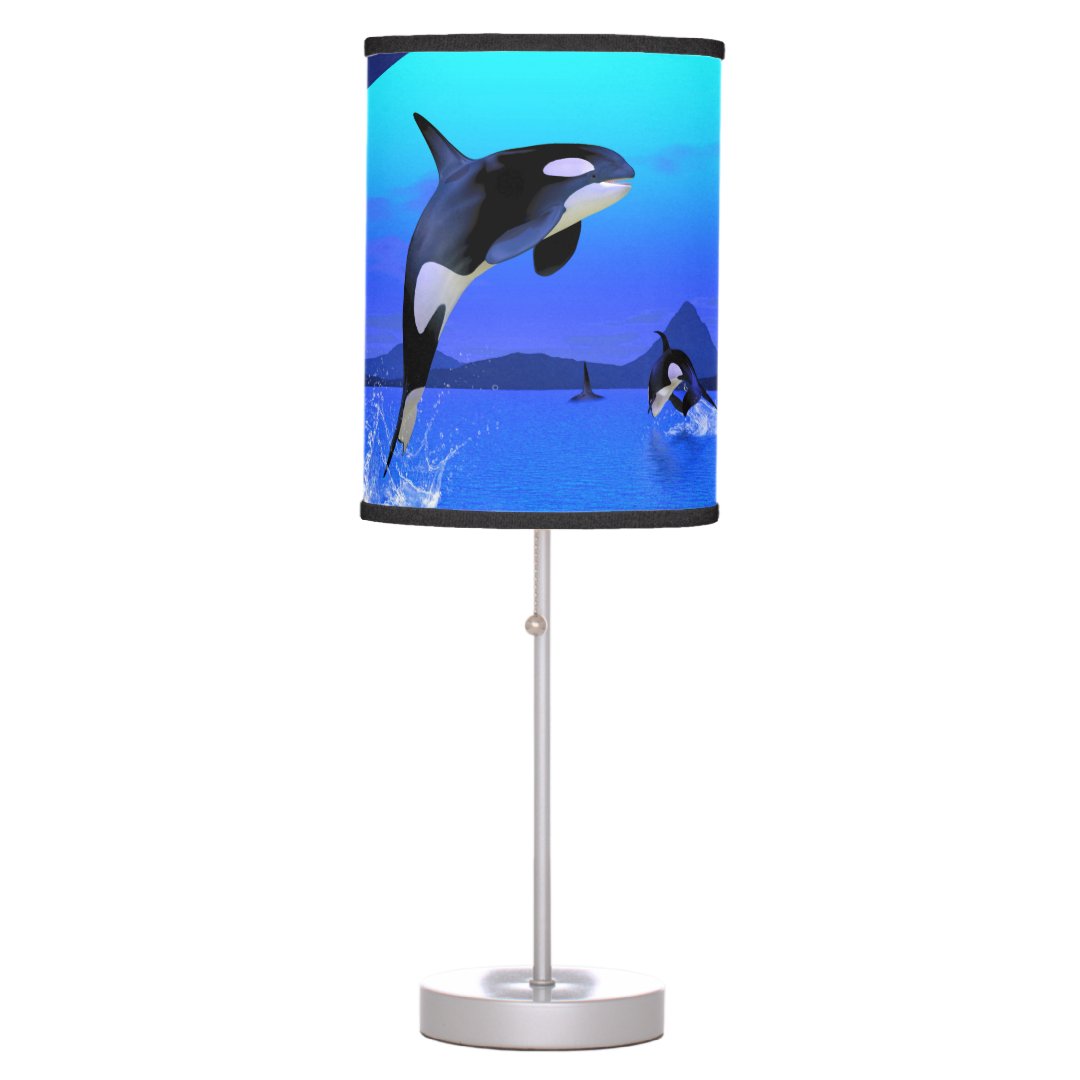 Orca 1 table lamp | Zazzle