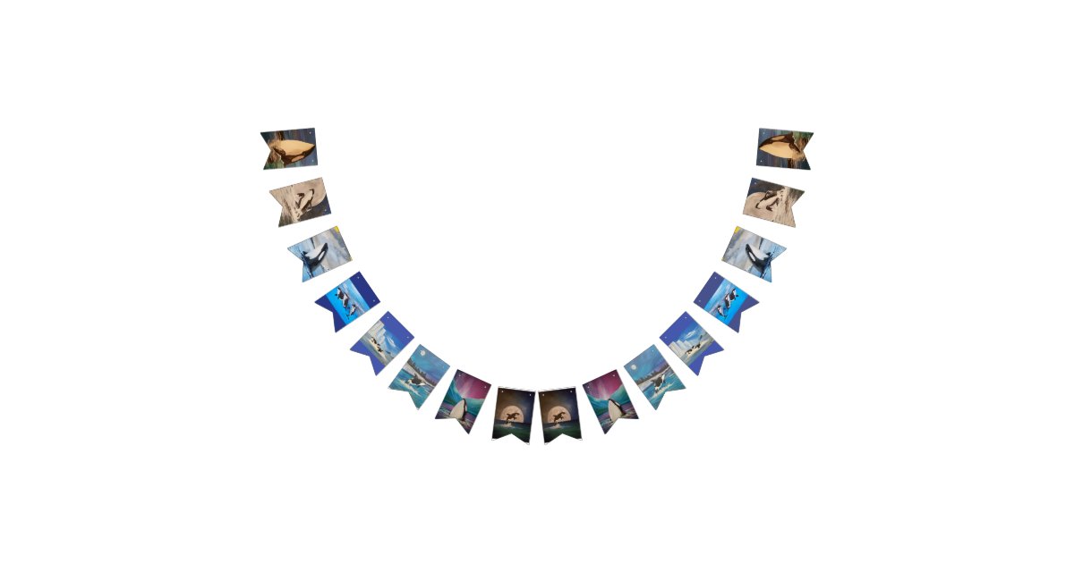 Orca Bunting Banner | Zazzle