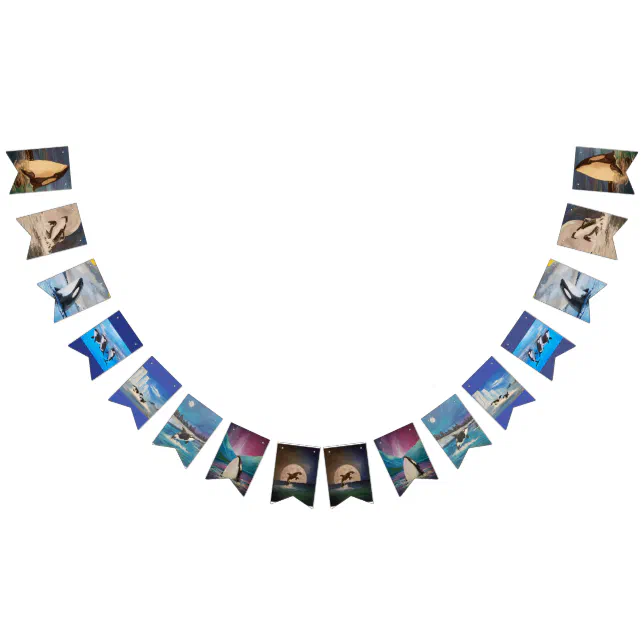 Orca Bunting Banner | Zazzle
