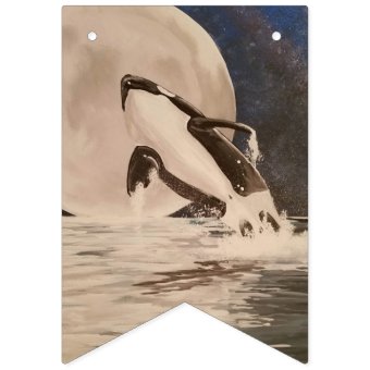 Orca Bunting Banner | Zazzle