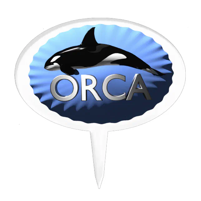Orca Cake Topper | Zazzle