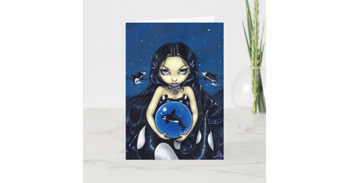 "Orca Magic" Greeting Card | Zazzle