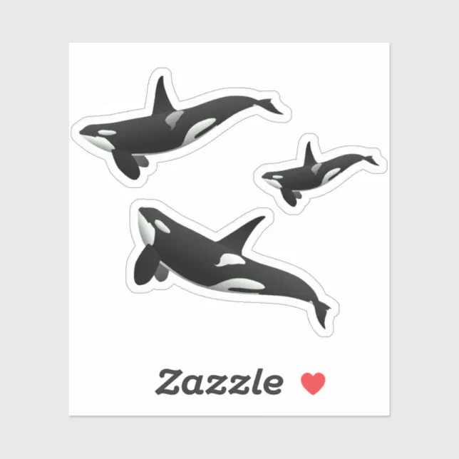 Orca Sticker | Zazzle