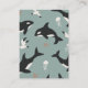 Orca Whale Class Valentine Card | Zazzle