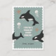 Orca Whale Class Valentine Card | Zazzle