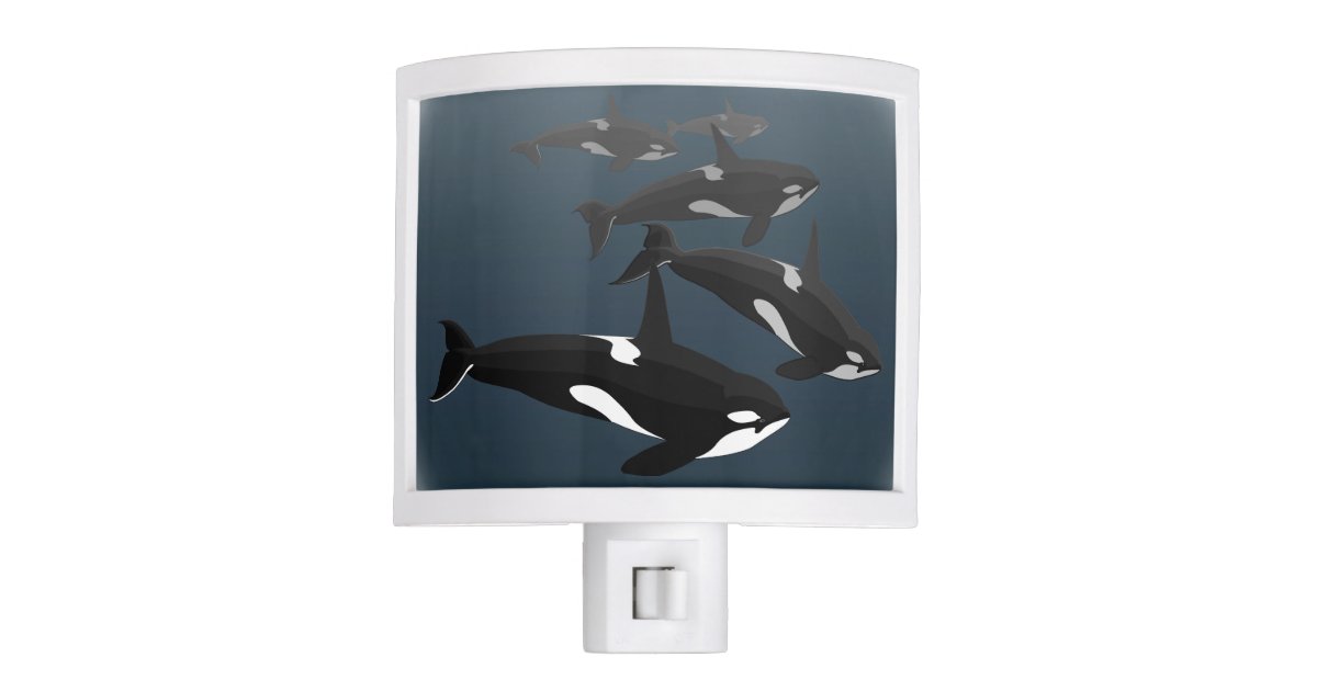 Orca Whale Nightlight Killer Whale Night Light | Zazzle