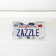 Orca Whale Vintage Map Blue License Plate Frame | Zazzle