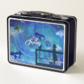 Orca Whales Metal Lunch Box | Zazzle