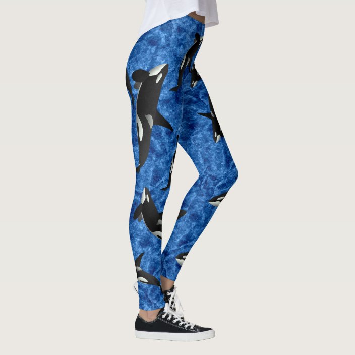 Orca Wild | Killer Whale Leggings | Zazzle.com