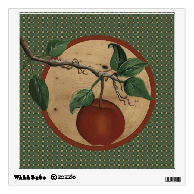 Orchard Apple Wall Decal | Zazzle