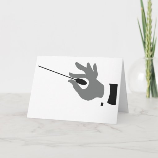 Orchestra Conductor Greeting Cards | Zazzle