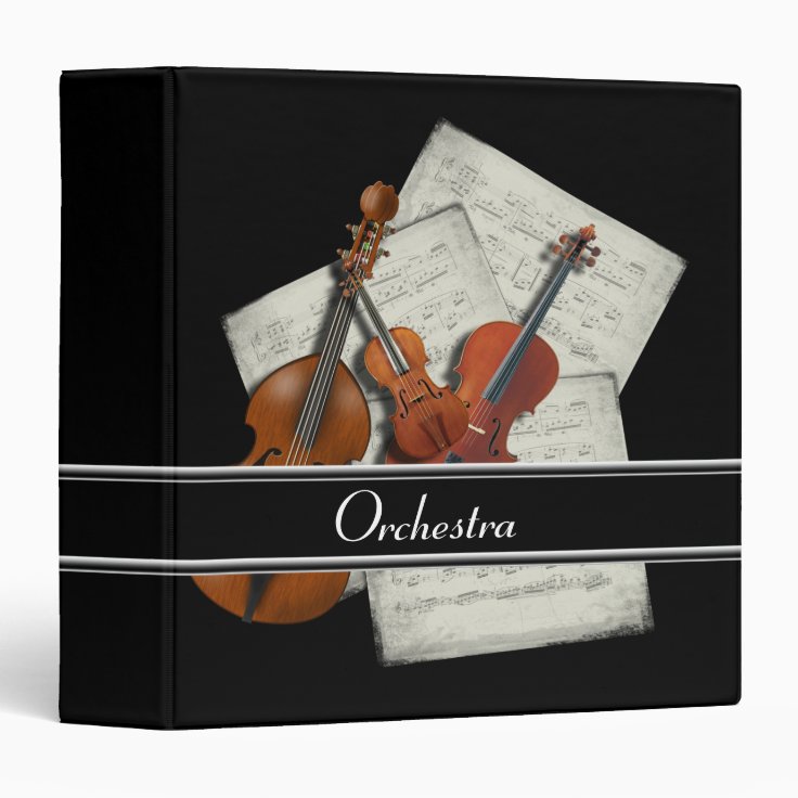 Orchestra Music Binder | Zazzle