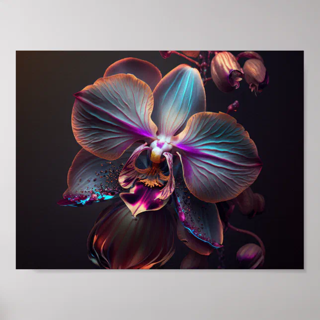 Orchid Blossom Poster | Zazzle