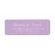 Orchid Purple Address Labels | Zazzle