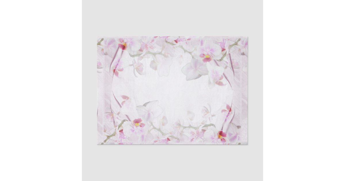 Orchid tissue paper | Zazzle
