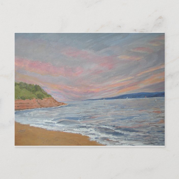 Orcombe Point Exmouth Devon UK Postcard | Zazzle.com
