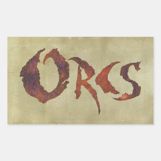 Orcs Rectangular Sticker | Zazzle